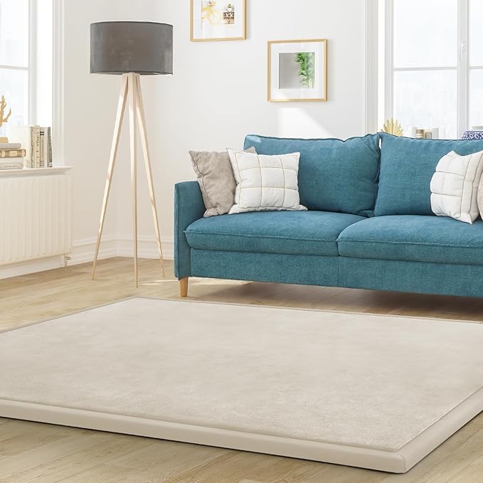 Baby Play Mat for Floor – Soft Rug Mat, Memory Foam Crawling Rug for B