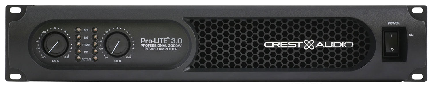 Crest Audio Pro-LITE™ 3.0 Ultra-Efficient Lightweight High Power Ampli
