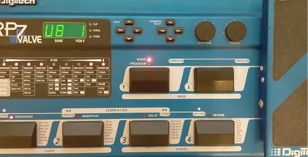 DigiTech RP-7 Guitar Multi Effects Pedal - PRE OWNED
