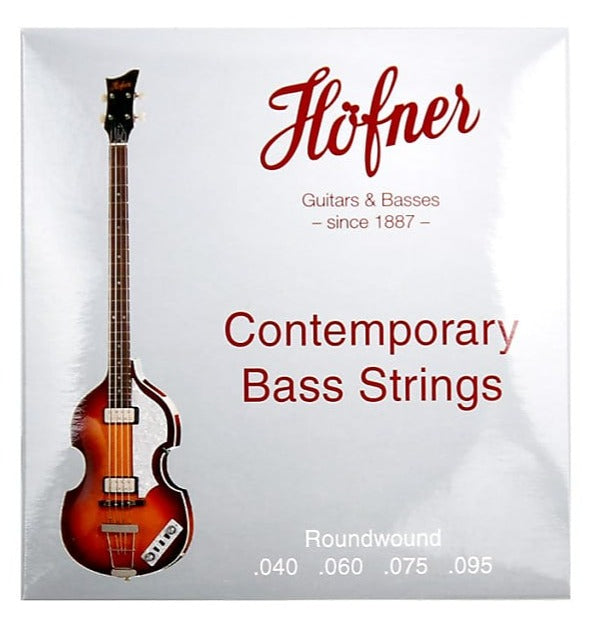 Hofner HCT-1133R Contemporary Roundwound Bass Strings – JJ Music Sales