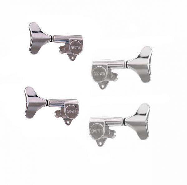 Grover 144C Mini Bass Tuners - 2+2 - Chrome