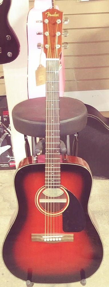 Fender DG-60 Acoustic Dreadnought Guitar - Sunburst - Pre Owned